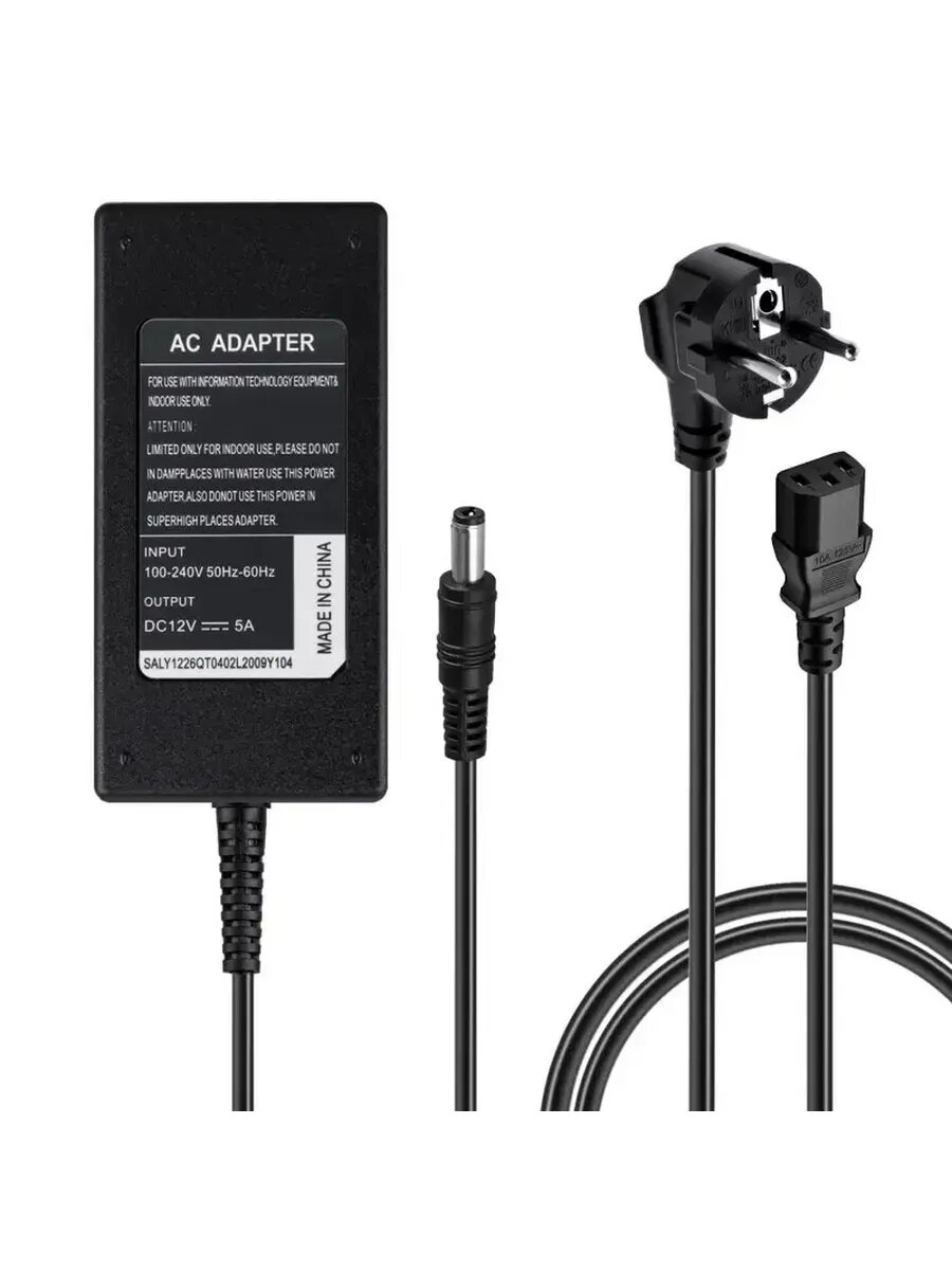 Надежный блок питания 12V 5A для ваших устройств