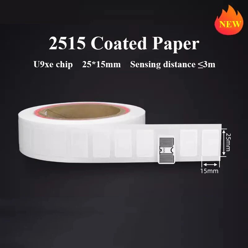 RFID метки 2515 Coated Paper, U9xe, 25x15mm