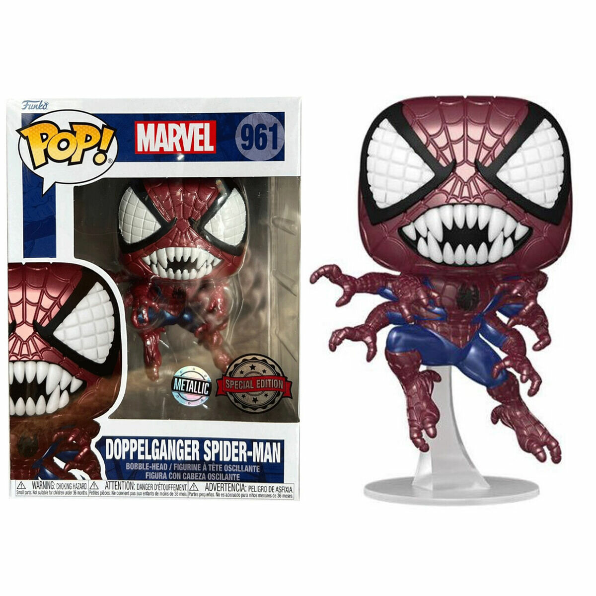 Фигурка Спайдермен - Злой Двойник "Эксклюзив" от Funko POP! 961