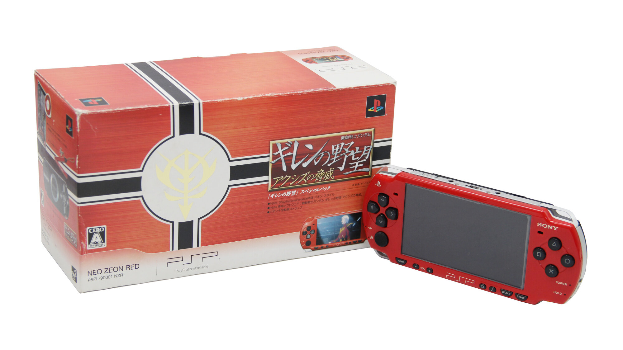 Игровая приставка Sony PSP 2000 Slim Gundam Principality Of Zeon Edition В коробке