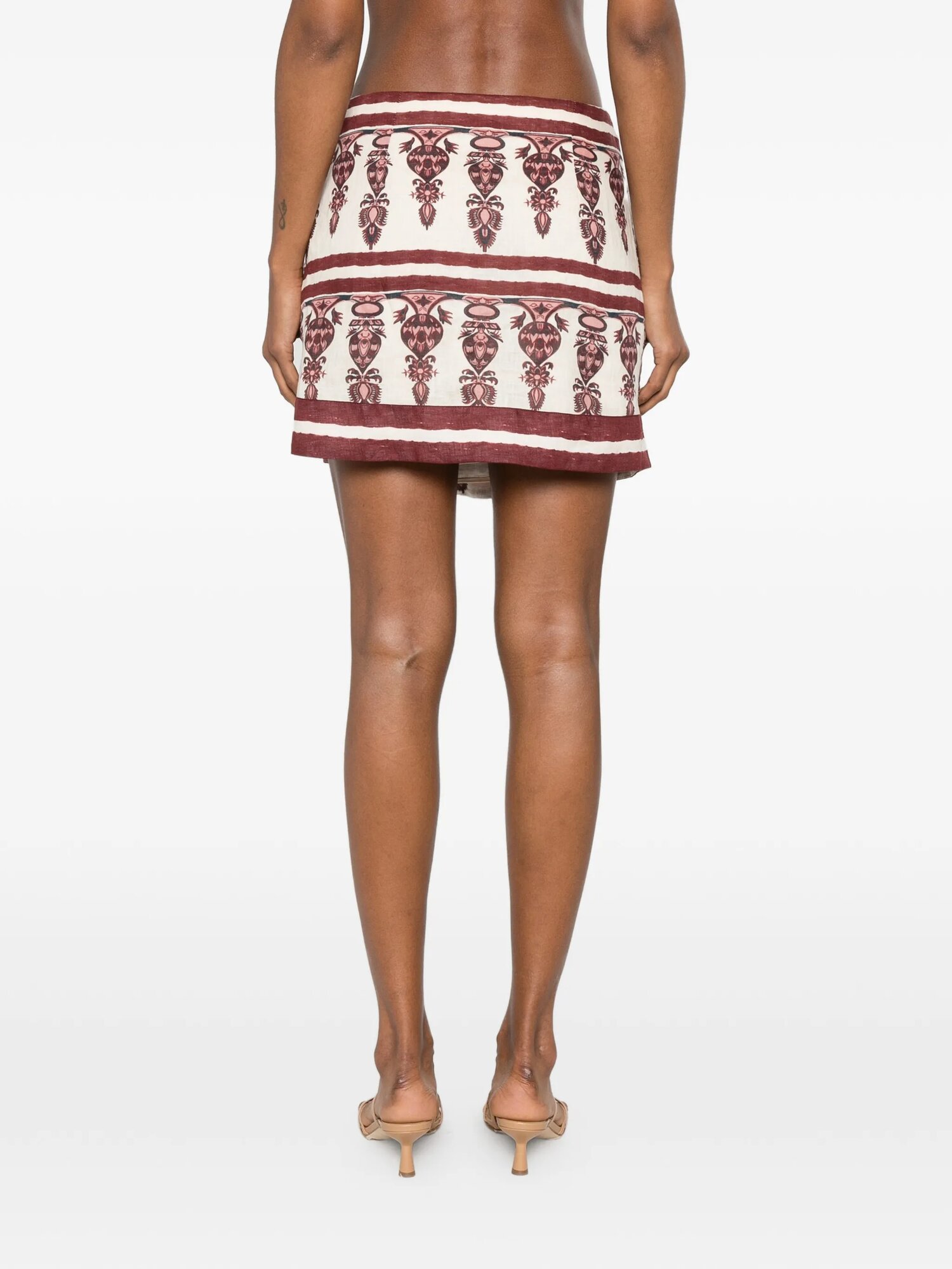 Юбка Johanna Ortiz Roots pattern mini skirt, размер 4, разноцветный — фото 1