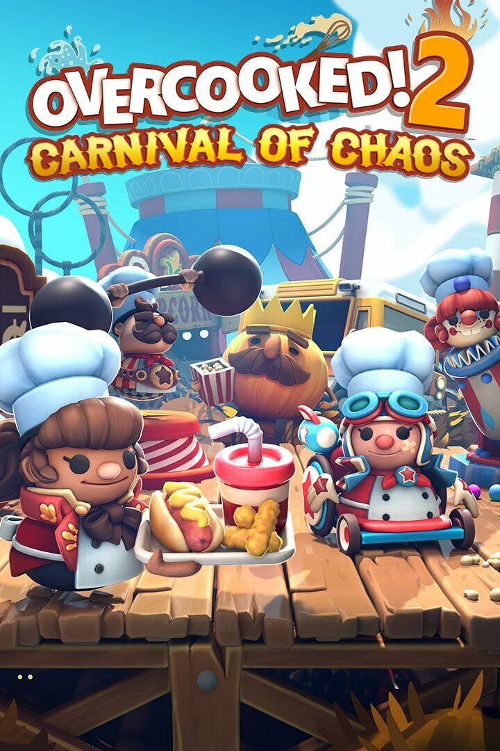 Overcooked! 2 - Carnival of Chaos — дополнение (DLC) — дополнение (DLC) для Xbox / Microsoft Store · Xbox · цифровой ключ · нужна базовая игра