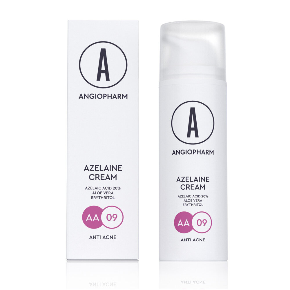 Крем ANGIOPHARM Azelaine, с азелаиновой кислотой, 20%, для лица, 50мл