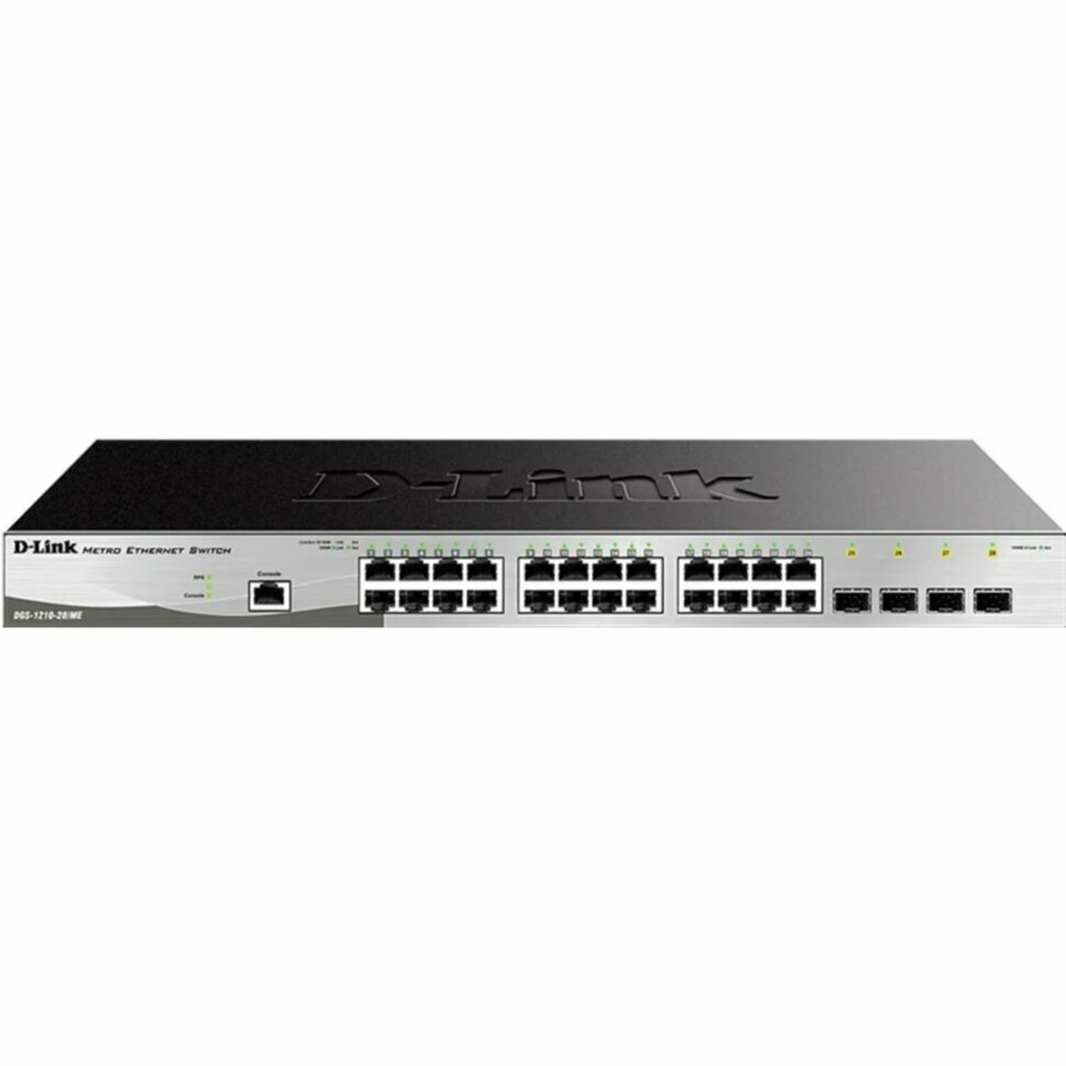 Коммутатор D-Link DGS-1210-28/ME/B2A(DGS-1210-28/ME/B2A), 1602152