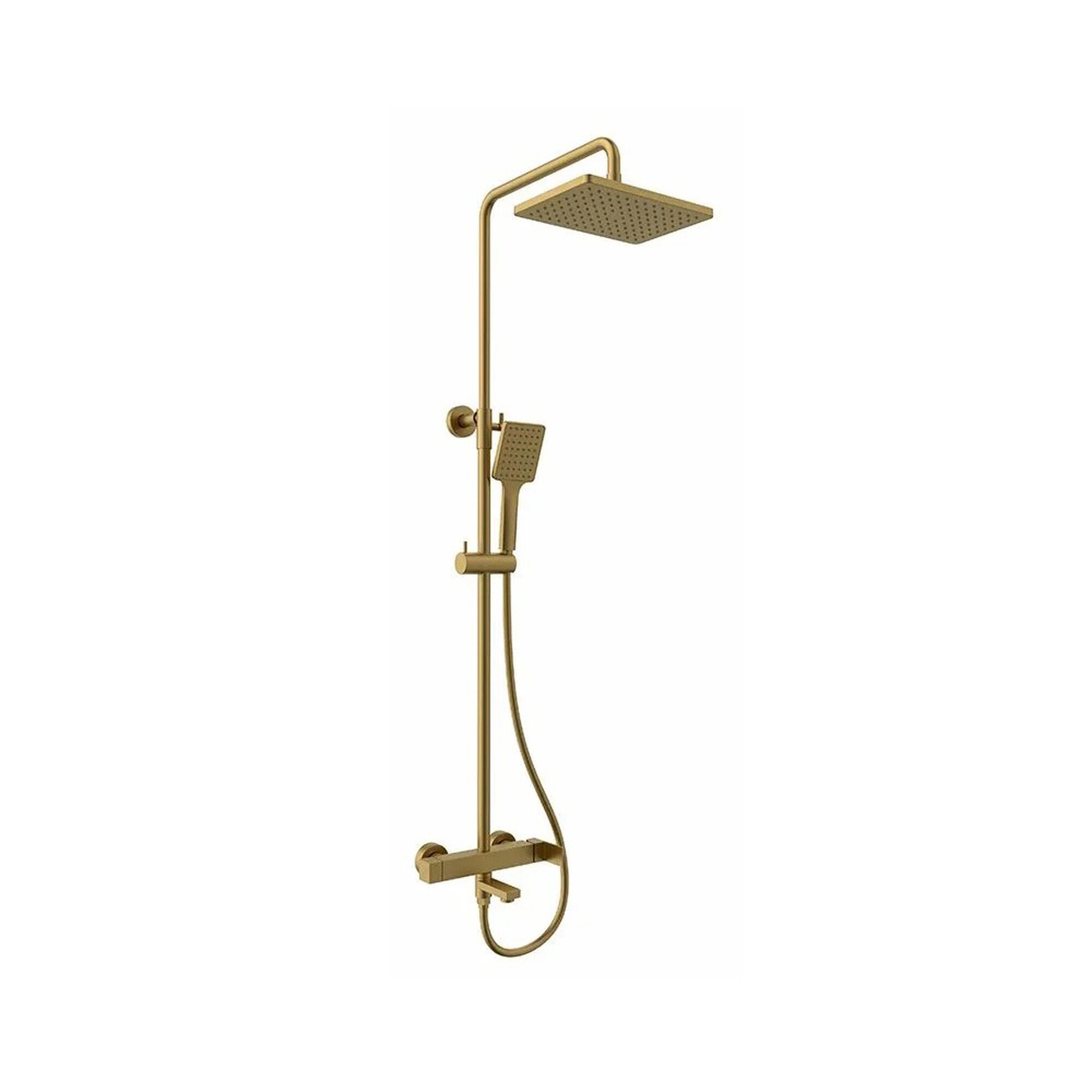 Душевая система Kaiser (Кайзер) Cube, Brushed gold 01582-3