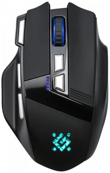 Мышь беспроводная игровая DEFENDER Knight GM-885 (Рыцарь) черн,8кнопок,3200dpi,400мАч
