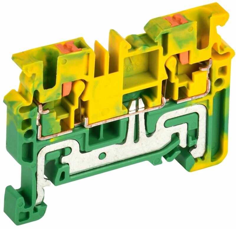 Колодка клеммная CP-PEN земля 2.5кв. мм жел./зел. IEK YCT21-00-K52-002
