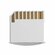 Адаптер-ридер microSD/TF в SD, Белый