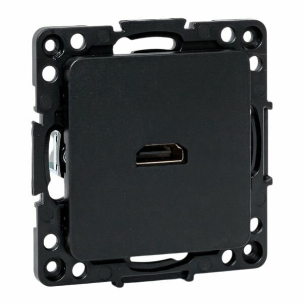 Розетка Стокгольм HDMI механизм черн. EKF EZA00-327-10