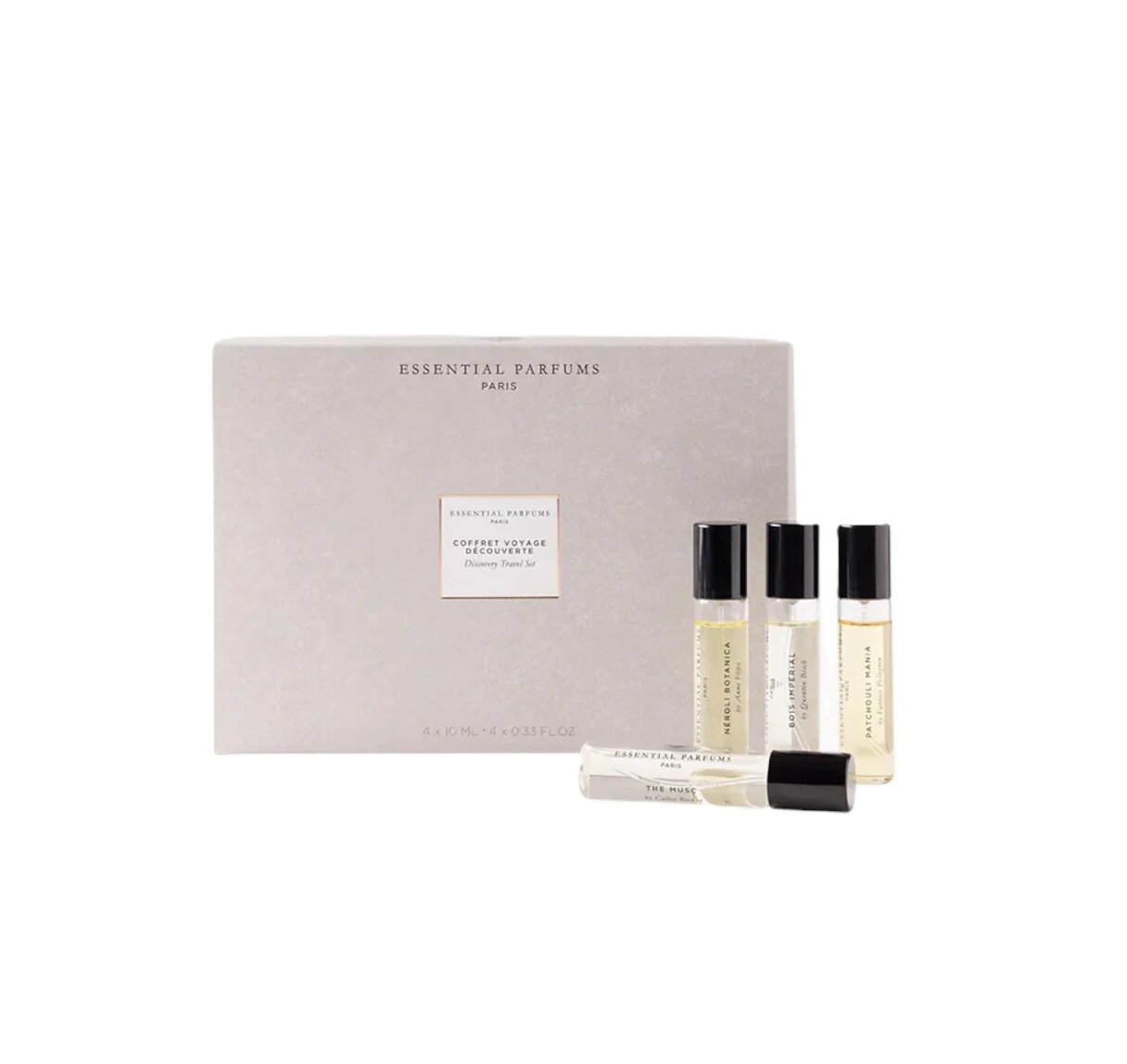 Essential Parfums Discovery Travel Set 4х10мл Bois Impérial + Patchouli Mania + The Musc + Néroli Botanica
