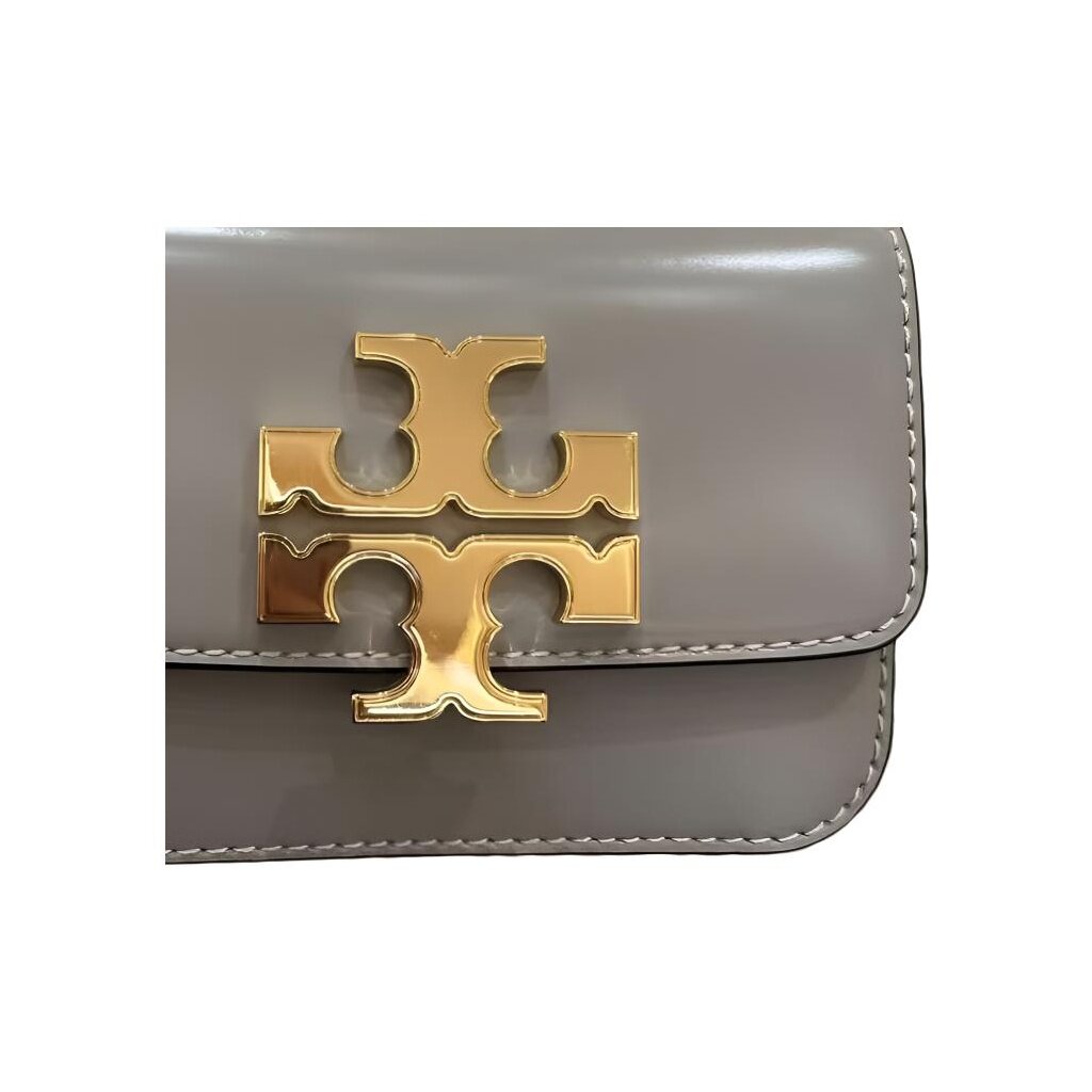 Сумка Tory Burch Eleanor, фактура матовая, серый — фото 1
