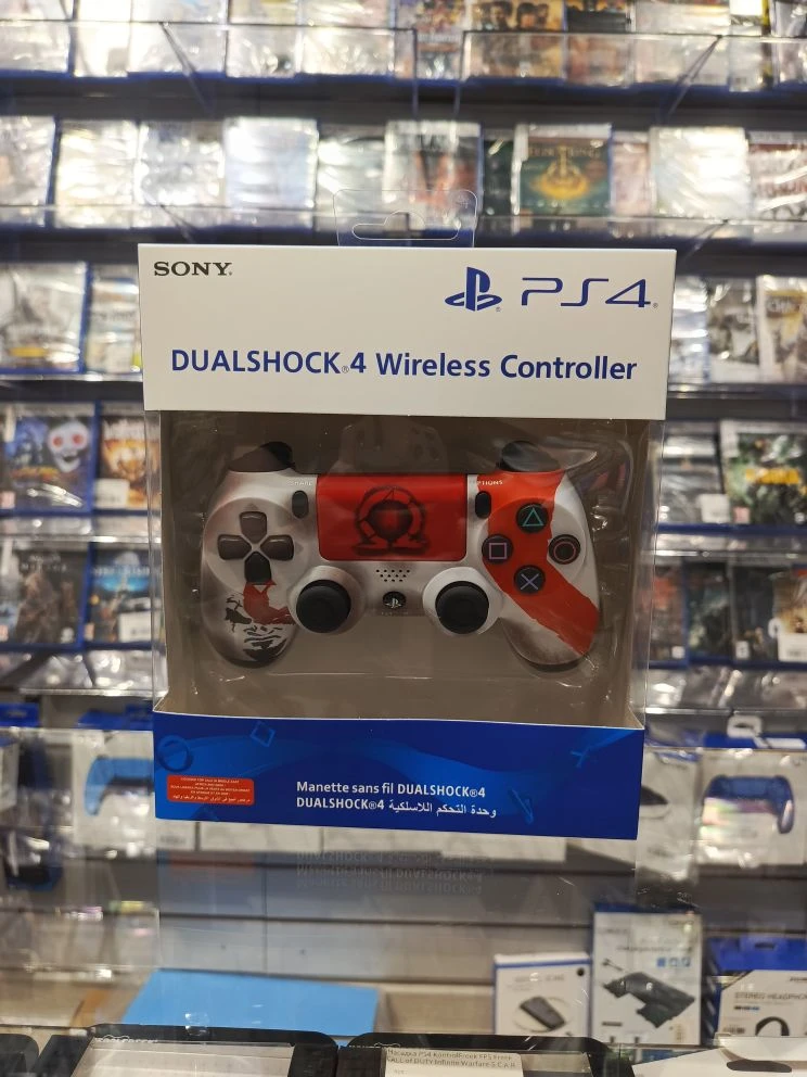 Джойстик PS4 DualShock Wireless God of war White(SPC)
