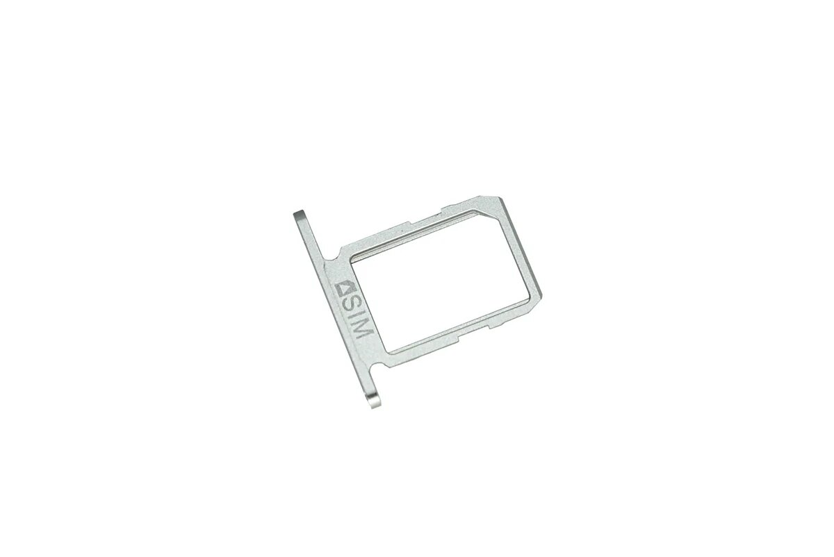 SIM лоток (Держатель сим карты) для Samsung Galaxy S6 SM-G920 серебряный