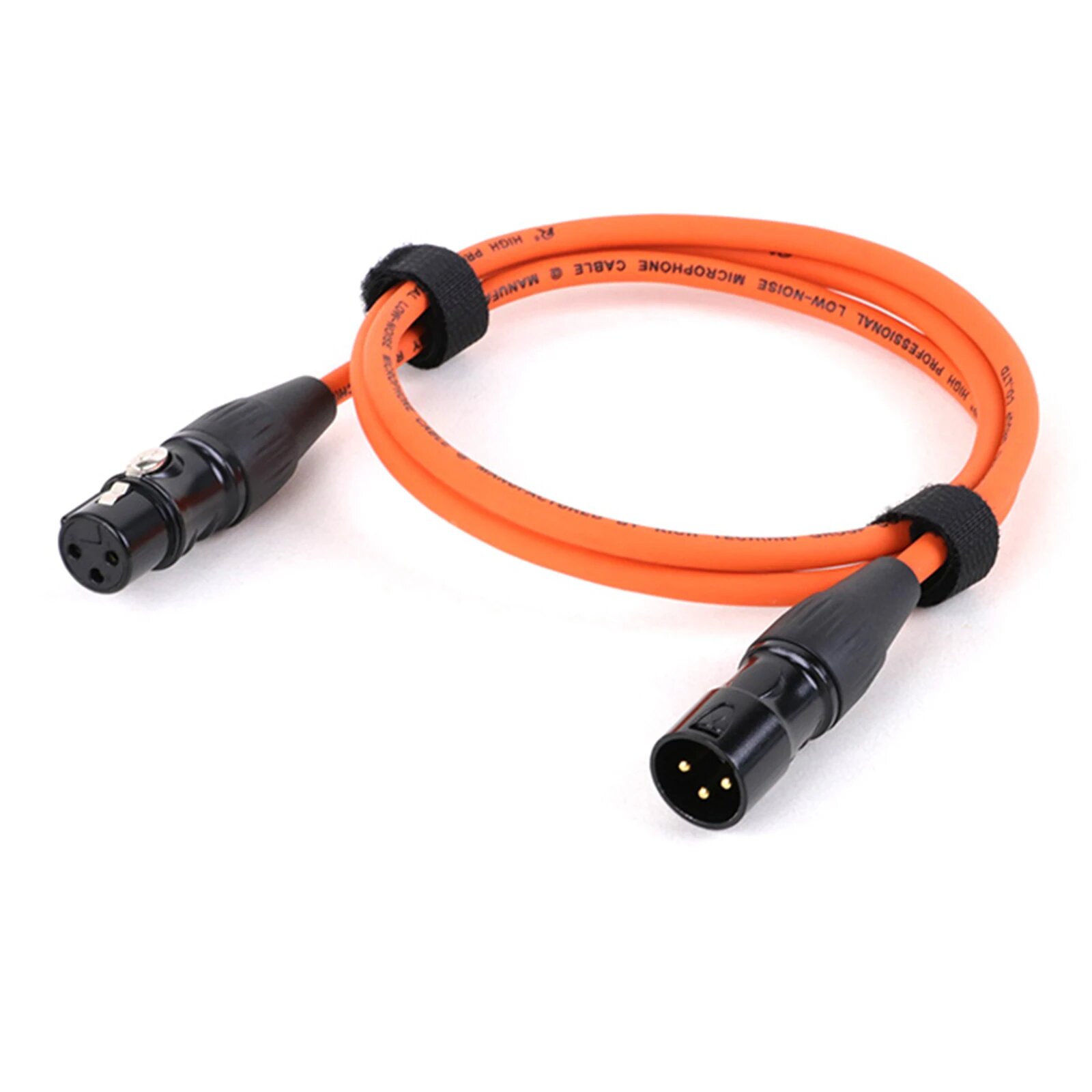 XLR кабель 1 м, оранжевый