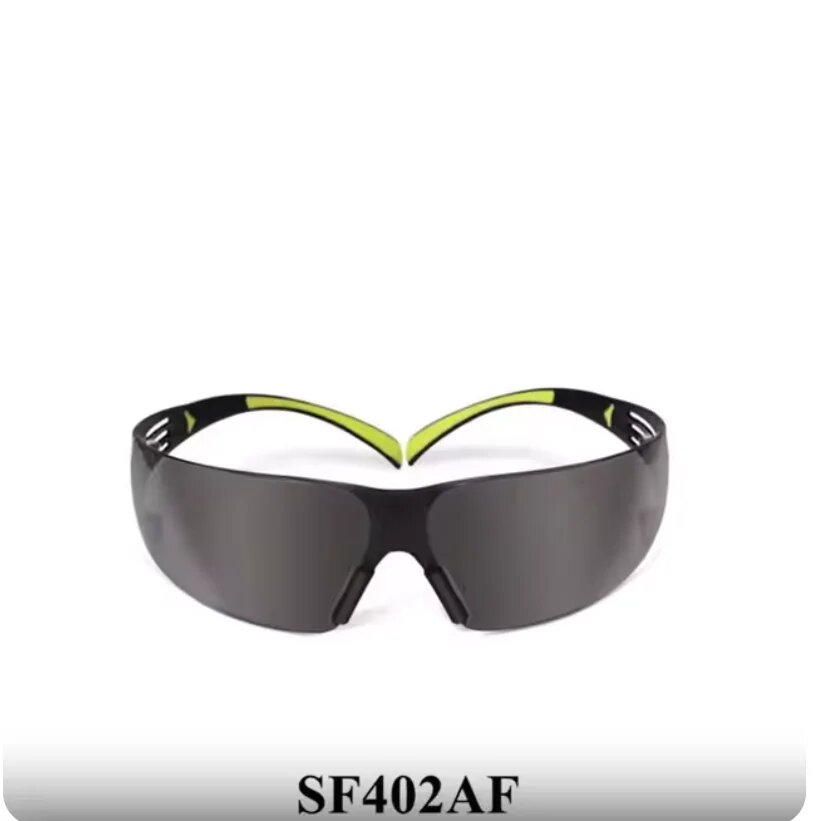 Защитные очки 3M SF402AF серого цвета
