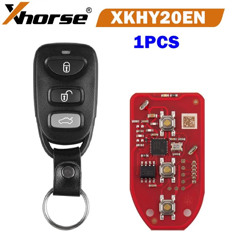 XHORSE XKHY20EN X007, 5шт, 3 кнопки, Hyundai Style, универсальный ключ