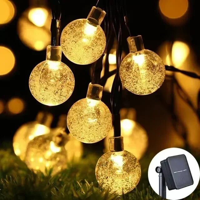 Солнечные светильники OKAL RED EAST для сада warm, 12M-100LED