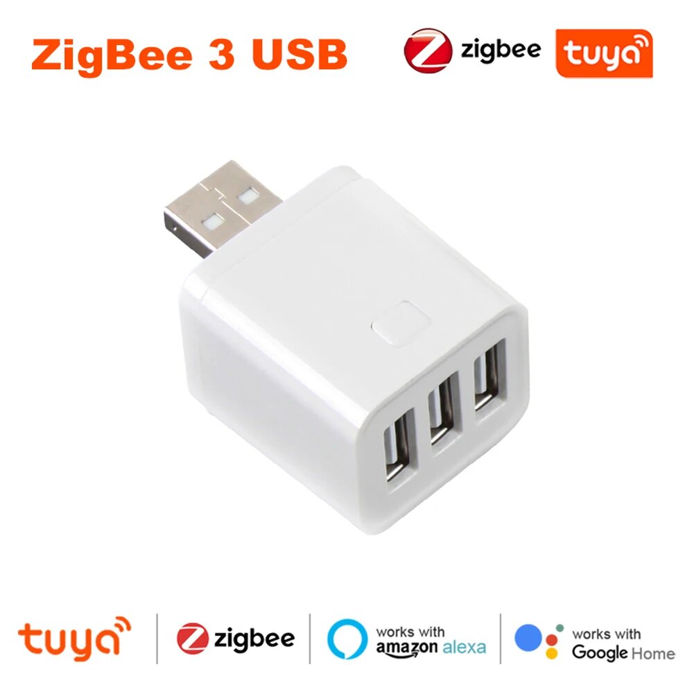 Zigbee 3 USB адаптер с 3 портами