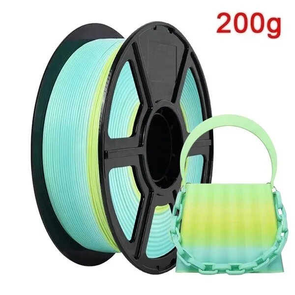Rainbow TPU Flexible Filament 3D Maliang 1.75mm RainbowC-200g