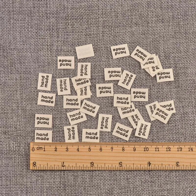 Этикетки "Handmade" 15x11mm, цвет 15x11mm