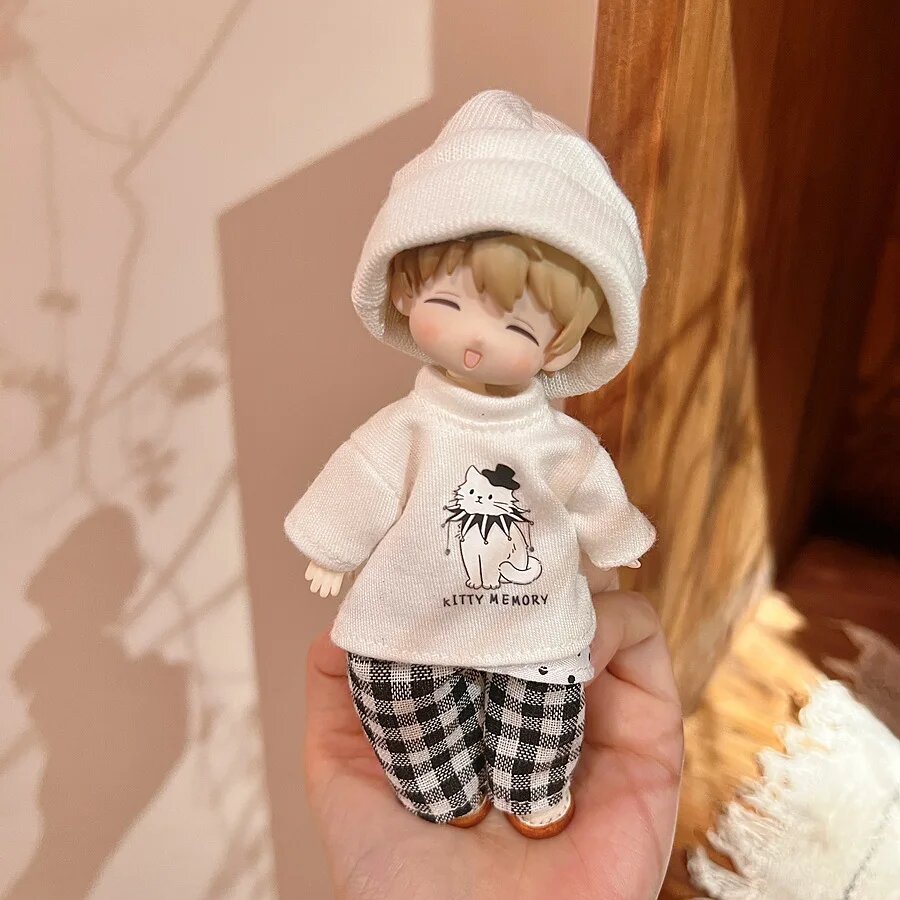 Одежда Для Кукол 16-17 См, 1/8, 1/12, Bjd, Gsc, Ymy, Simpatico, Повседневная Сменная Одежда, Аксессуары Для Кукол, Без Обуви