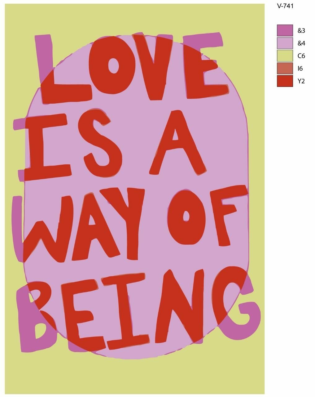 Картина по номерам V-741 "Love is.", 40x60 см
