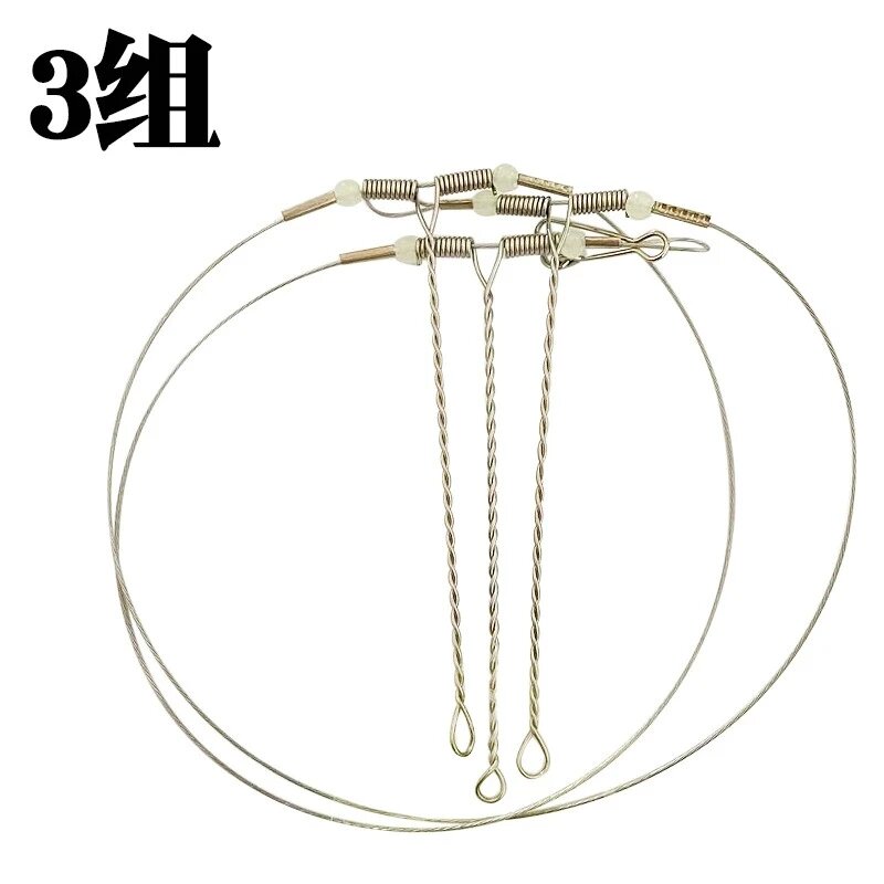 Рыболовные крючки WMFISHING из высокоуглеродистой стали 2/3/4/5 шт 3pcs wires
