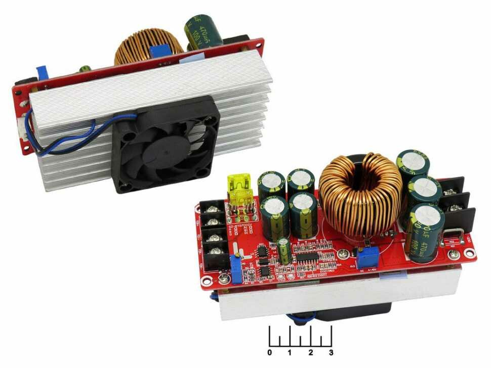 Преобразователь DC/DC вход 10-60V/выход 12-90V 22A 1800W (повышающий)