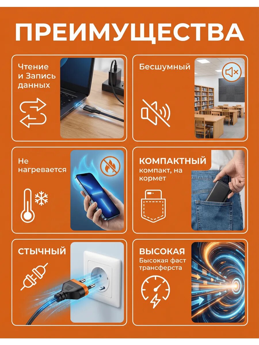 Внешний жесткий диск 4 тб, SSD на 4tb, Чёрный металлик