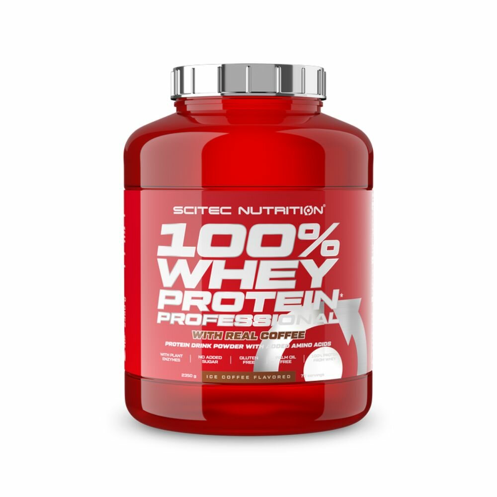 Протеин сывороточный Scitec Nutrition 100% Whey Protein Professional 2350 г Кофе со льдом