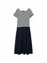 Платье Striped midi dress