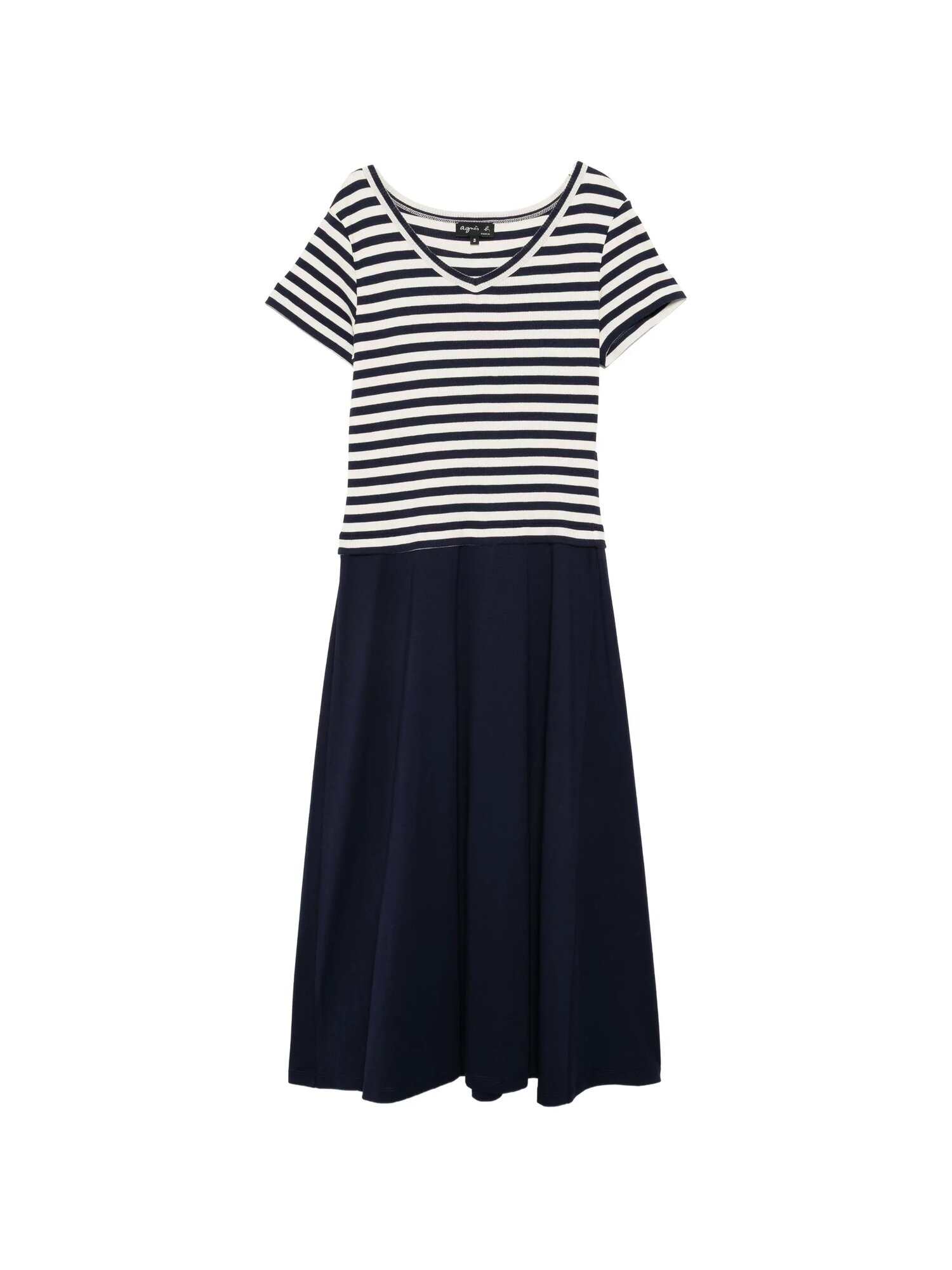 Платье Striped midi dress