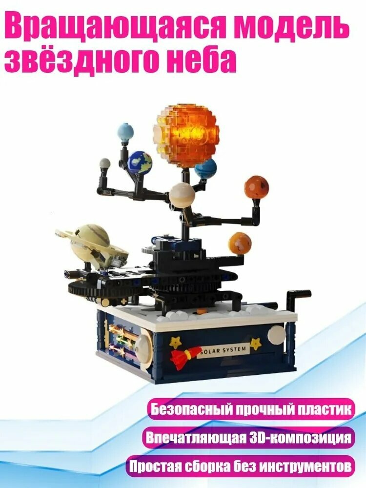 Вращающаяся модель звёздного неба