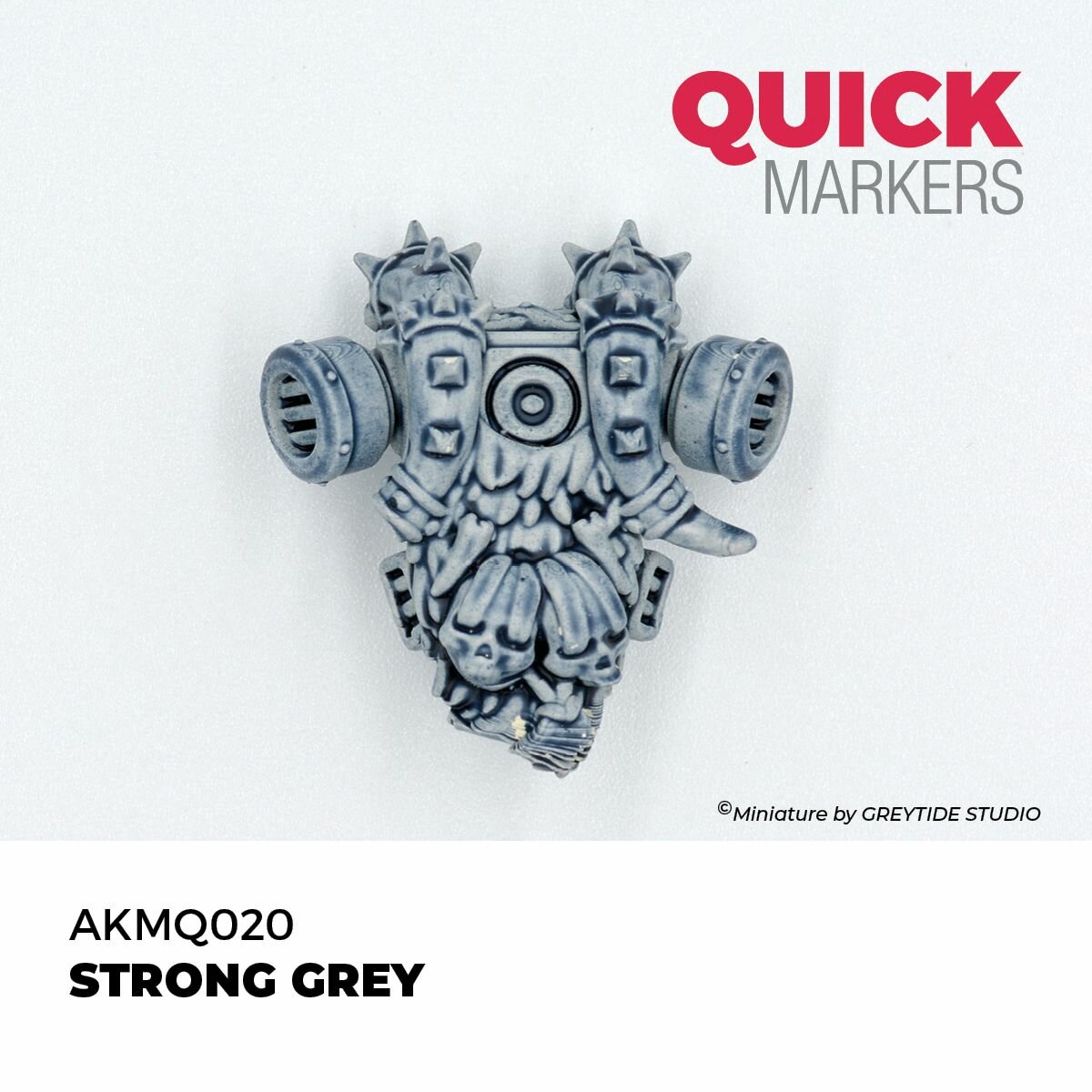 Маркер-кисть AK Strong Grey - Quick Marker — фото 1