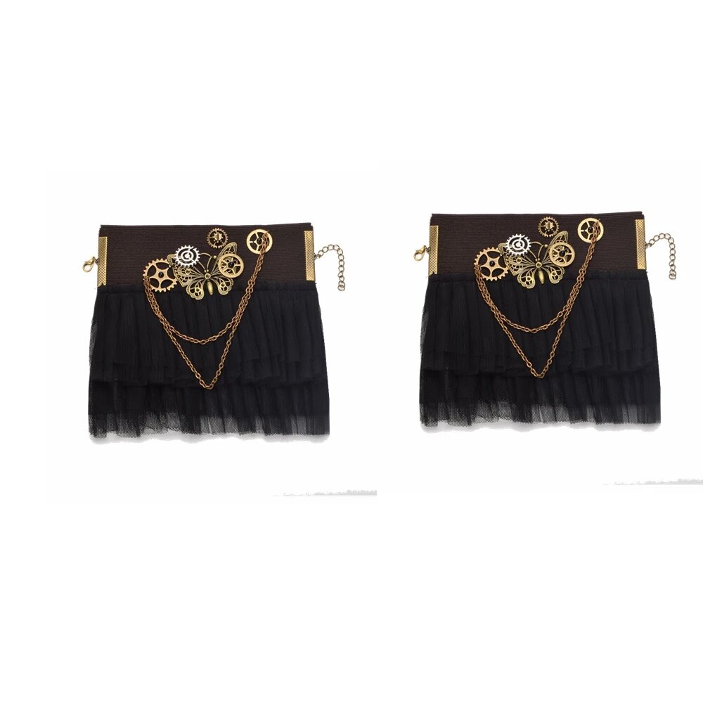 Браслет BLESSUME Стимпанк 1 pair black
