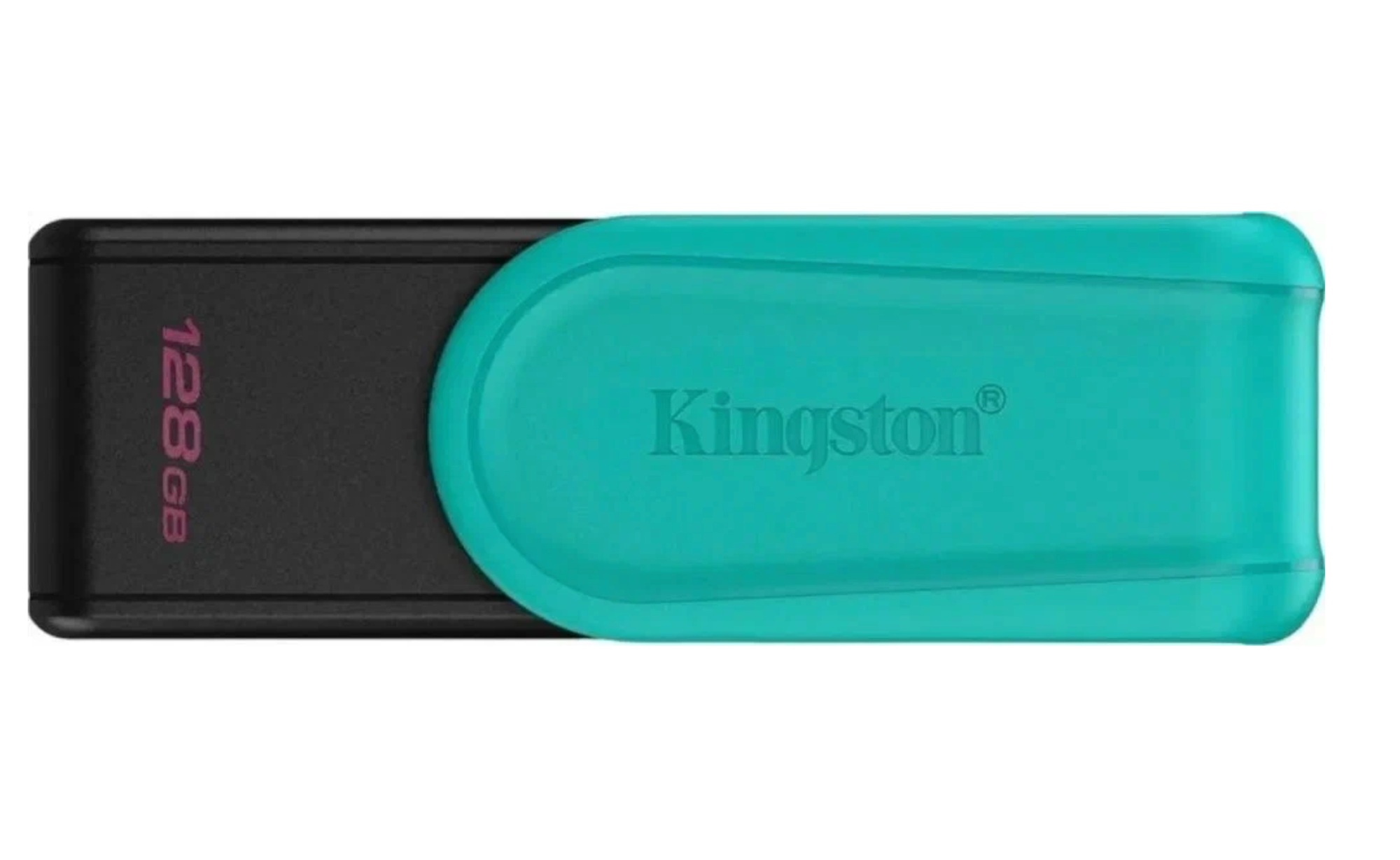 Карта памяти Kingston 128GB USB 3.2 DataTraveler Exodia S DTXS/128GB черная/бирюзовая