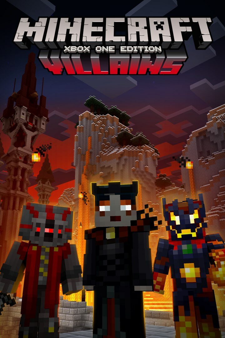 Minecraft Villains Skin Pack — для Xbox · нужна базовая игра · Xbox One, Xbox Series X|S · цифровой ключ