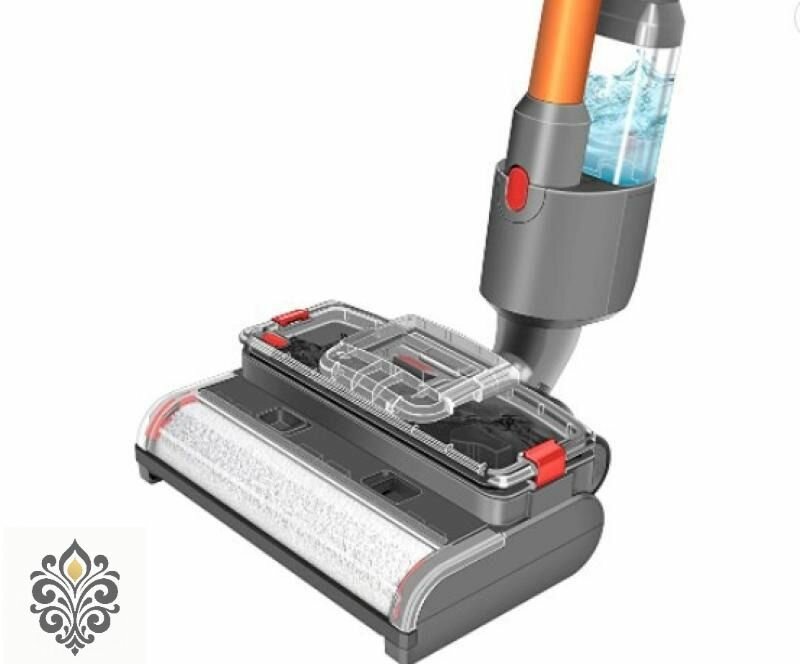 Насадка для моющего пылесоса Dyson V7/V8/V10/V11: с функцией влажной уборки, встроенным баком для воды и вращающейся щеткой