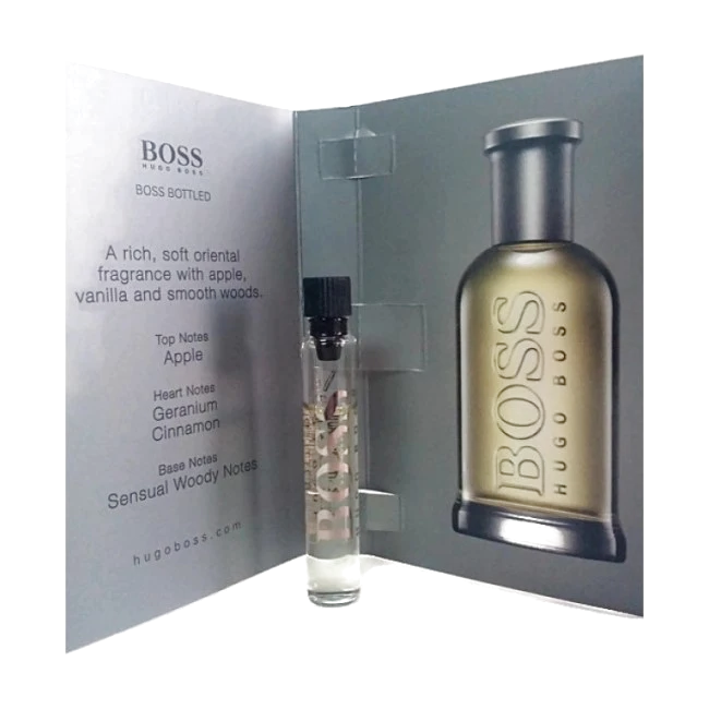 Hugo Boss Bottled туалетная вода мужская 1.5 мл миниатюра - Хуго Босс Ботлед пробник духов