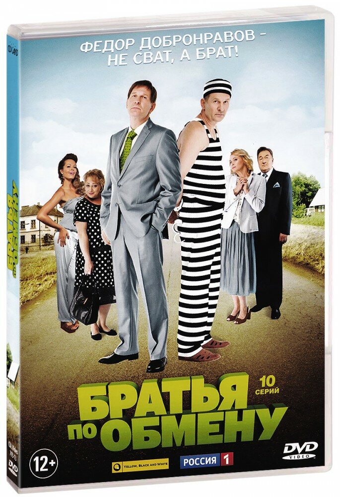 Братья по обмену. 10 серий (DVD) (ДВД диск, DVD Box, Россия)