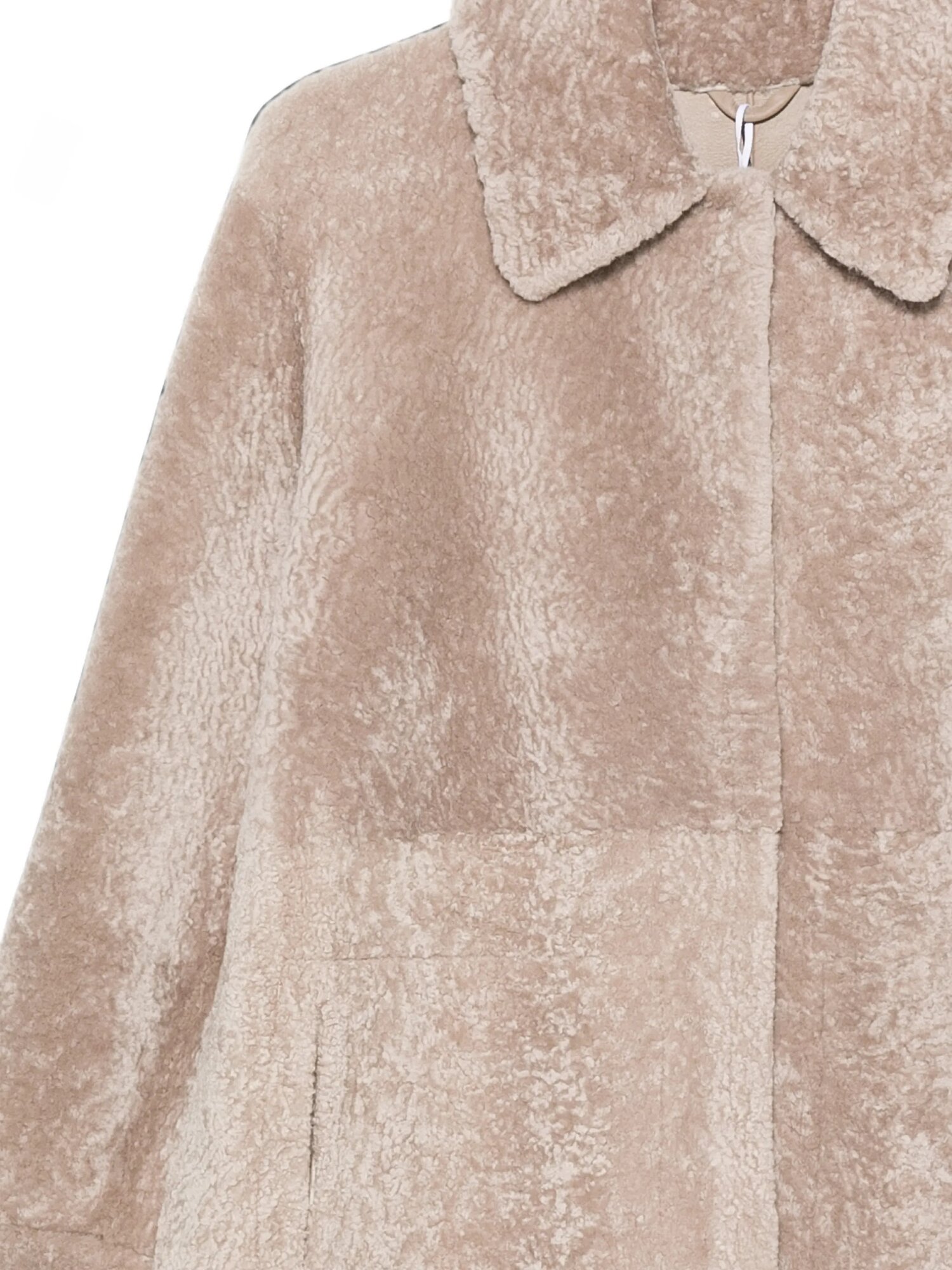 Пальто Manzoni 24 Shearling-finish collared coat, размер 40, разноцветный — фото 1