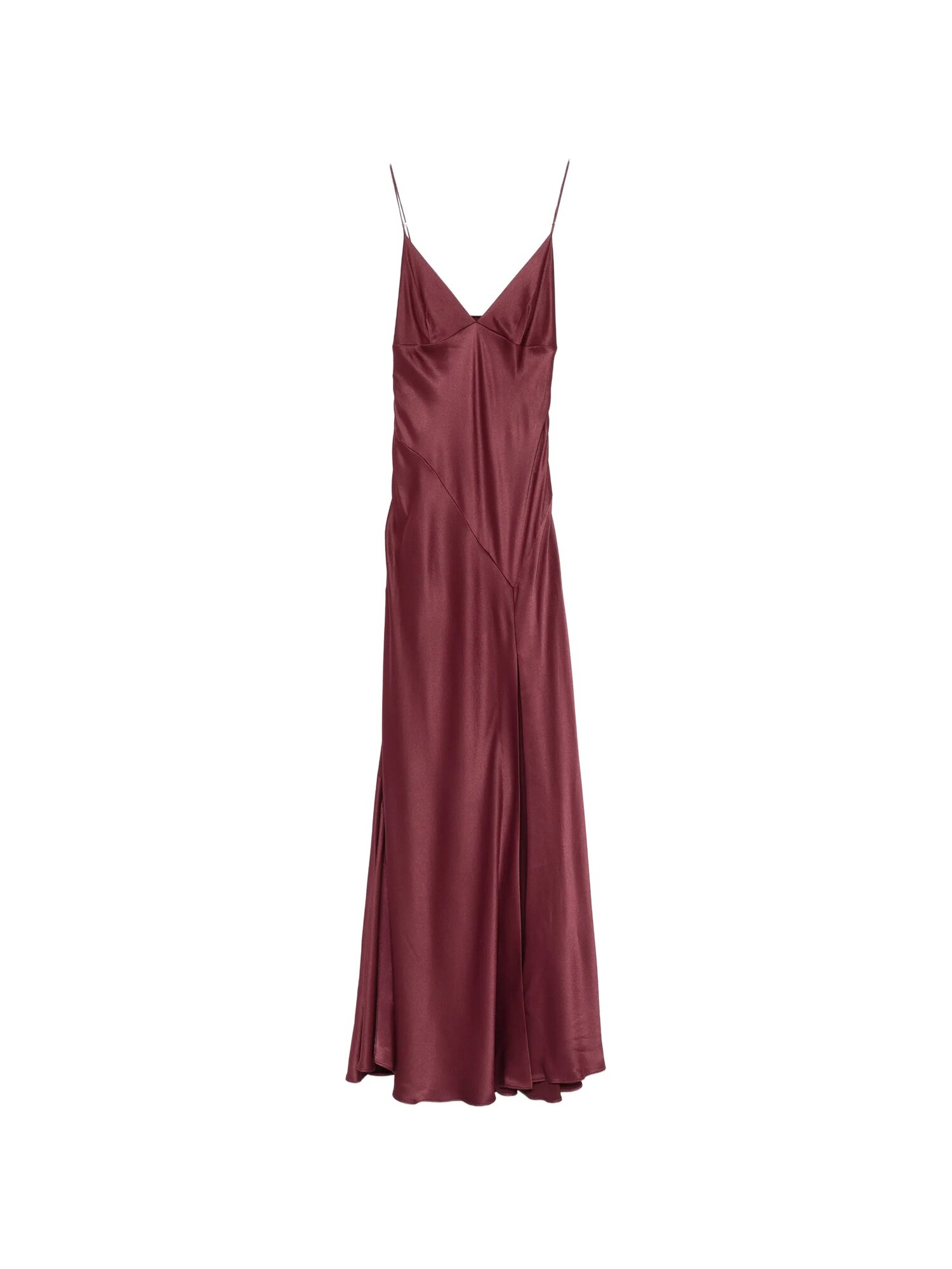 Платье Side-slit V-neck maxi dress