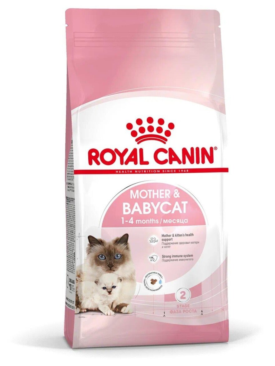 Корм для котят и кошек в период беременности и лактации Royal Canin Mother & Babycat 4кг