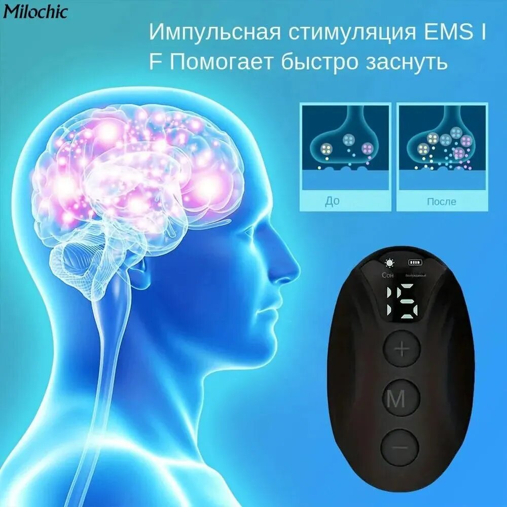 Датчик кожно-гальванической реакции, черный