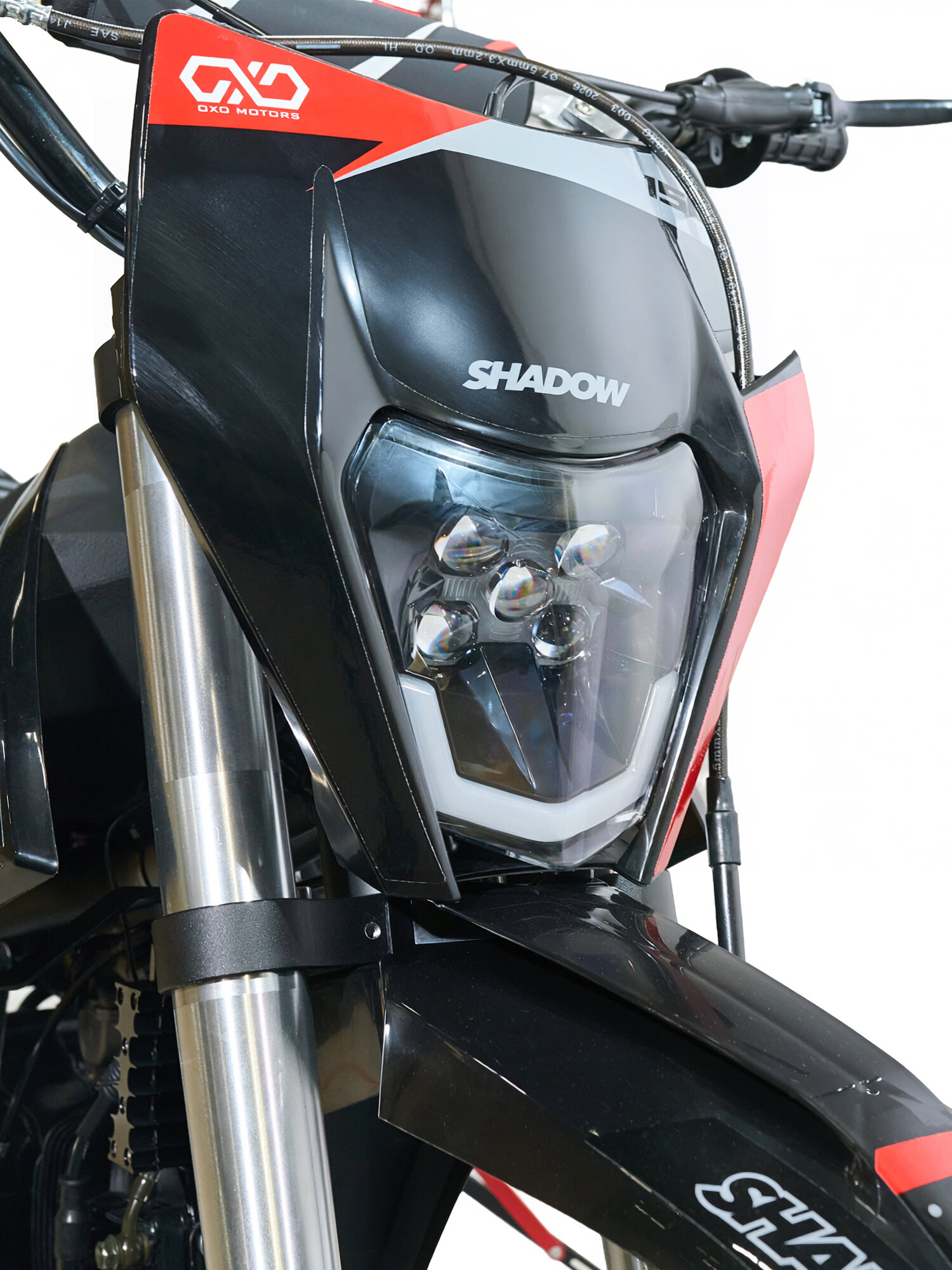 Питбайк OXO SHADOW 150, воздушно-масляное охлаждение, карбюратор NIBBI, 13 л. с, гарантия на все узлы — фото 1