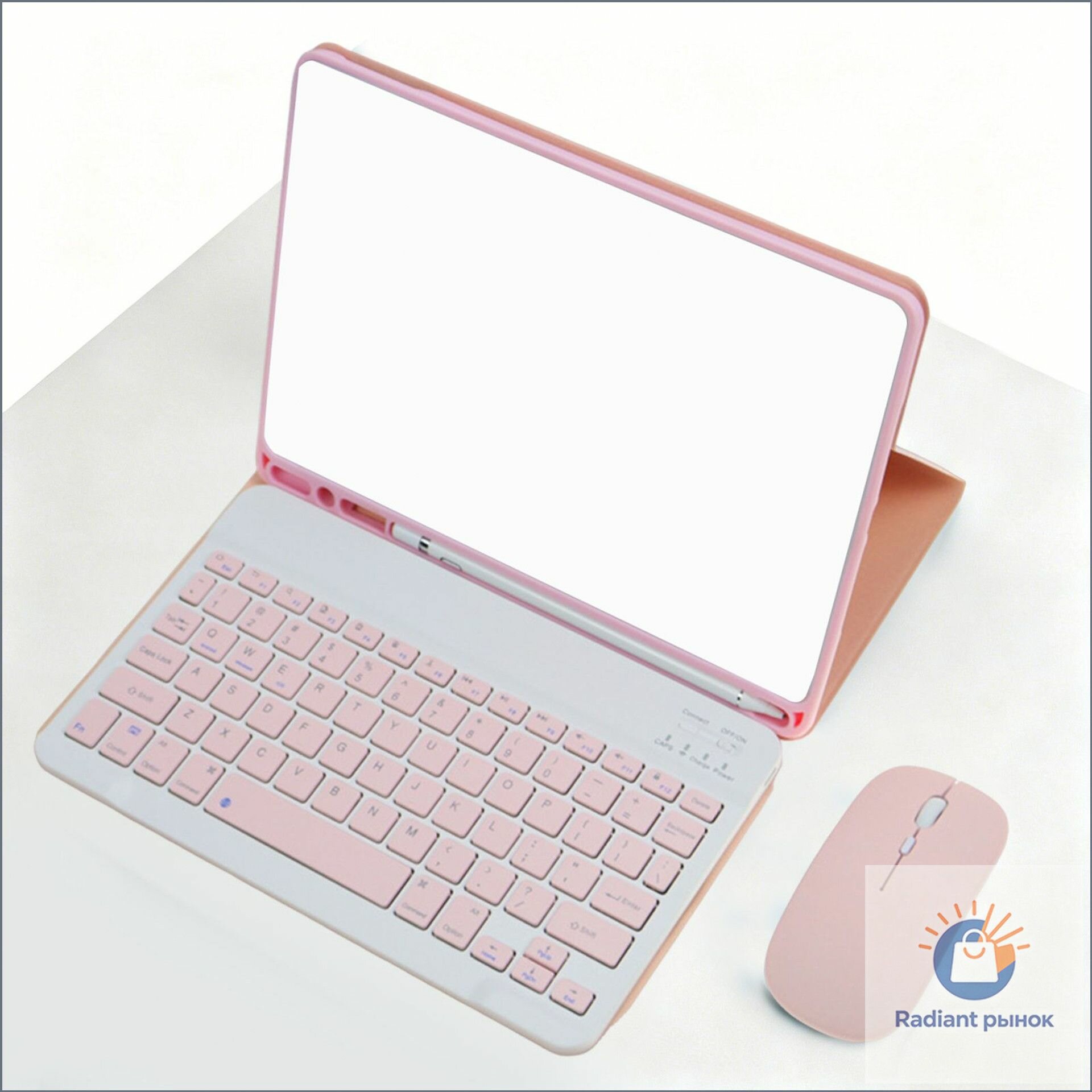 Чехол-клавиатура для iPad Air и Pro 10,2 10,5 дюйма с мышью и слотом для стилуса