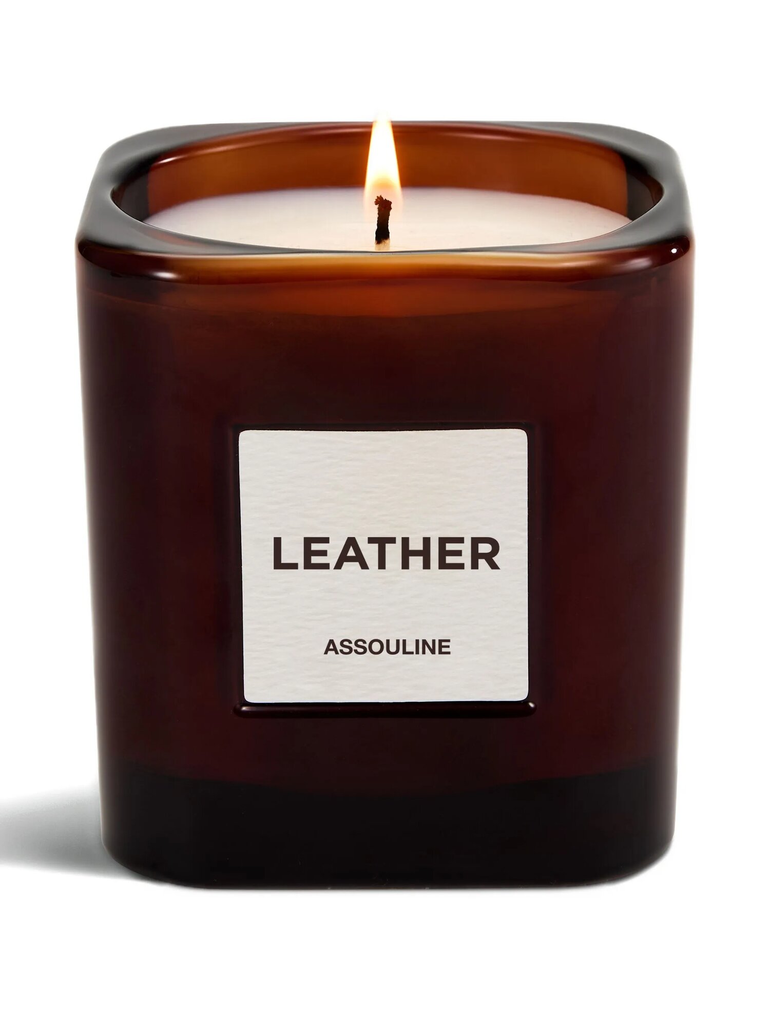 Ароматическая свеча Library Leather (260 г), OneSize , коричневый/серый/оранжевый