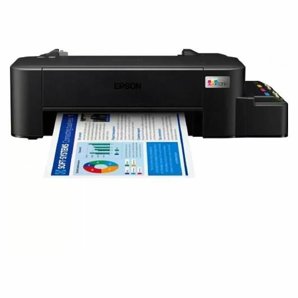Принтер струйный Epson L121 (C11CD76414/413/505/504) A4 черный