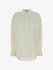 Рубашка Stella McCartney Sequin-embellished shirt, размер 40, бежевый/белый