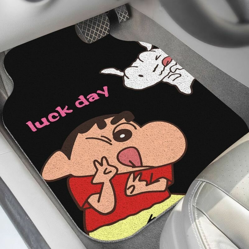 Luck Day Цветной комплект ковриков переднее + заднее, 50x65 см пара + 50x150 см одиночный, нескользящий, износостойкий